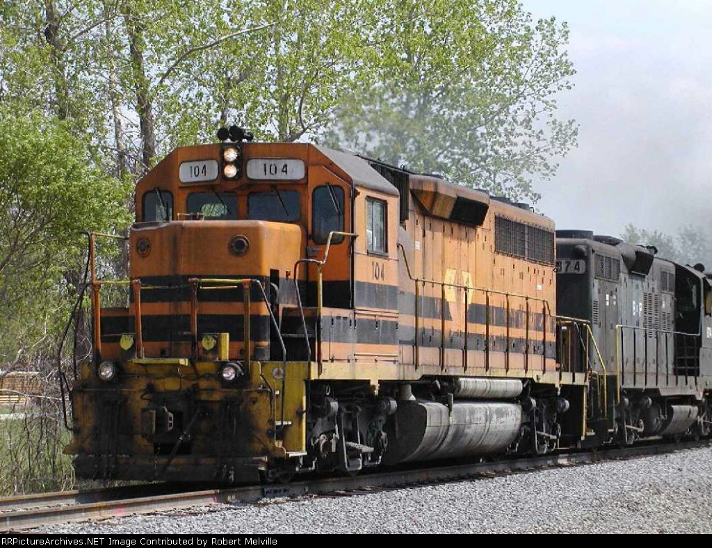 BPRR 104 and 874 at Wheatland Ctr Rd